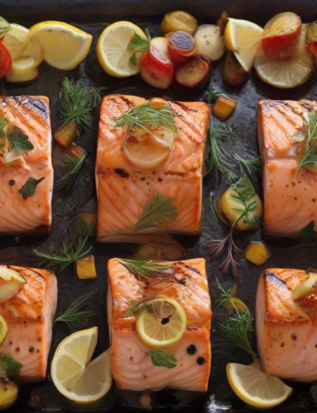 Delicious and Nutritious: Grilled Salmon Fillets for a Healthy Meal ...